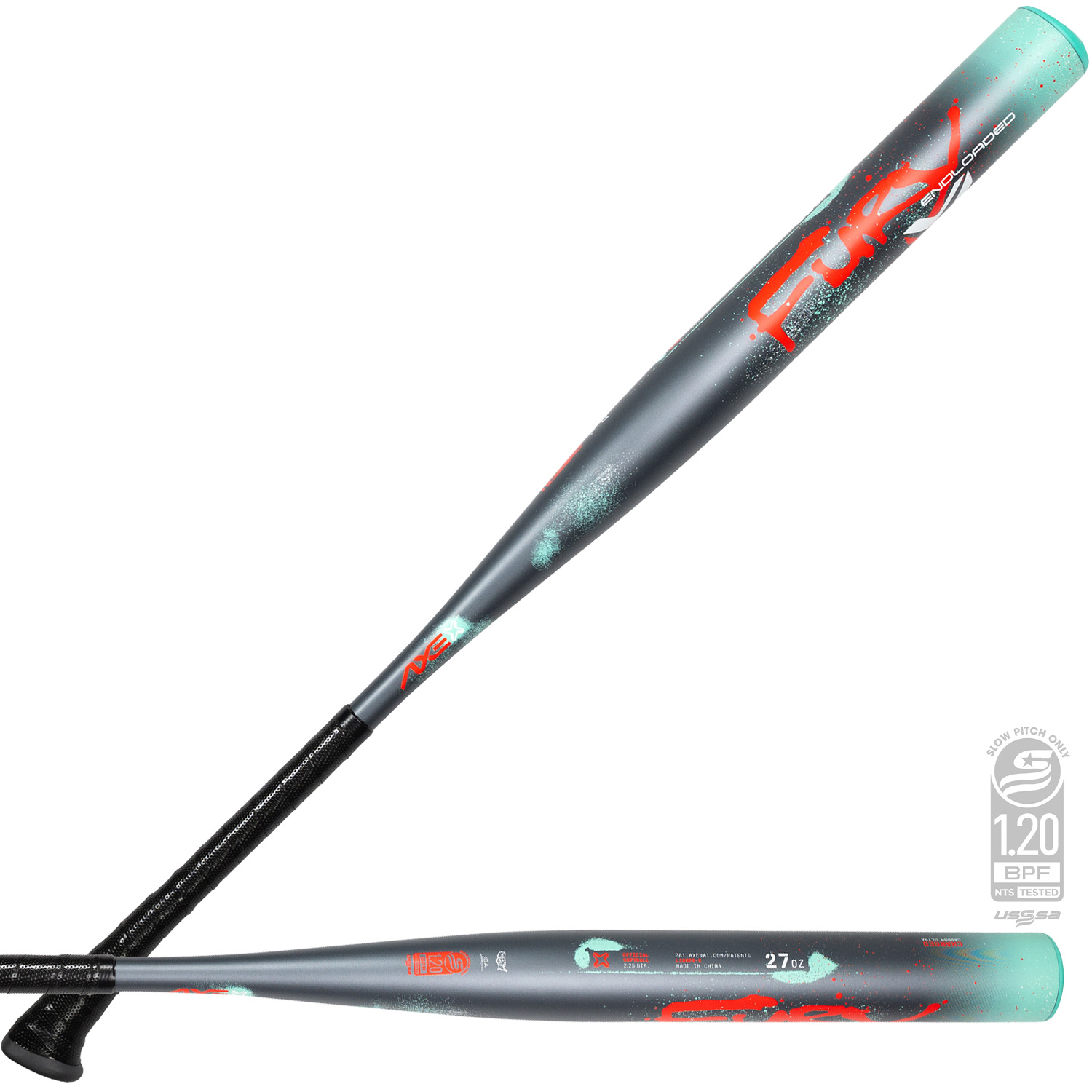 2026 Axe Fury AFTERGLOW 1-Piece USSSA Slowpitch Bat | OG Handle - Protech Dugout