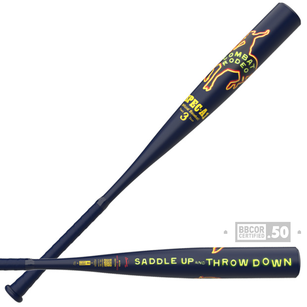 2026 Combat Midnight Rodeo SPEC-A1 BBCOR Bat (-3) | Saddle Up...Throw ...