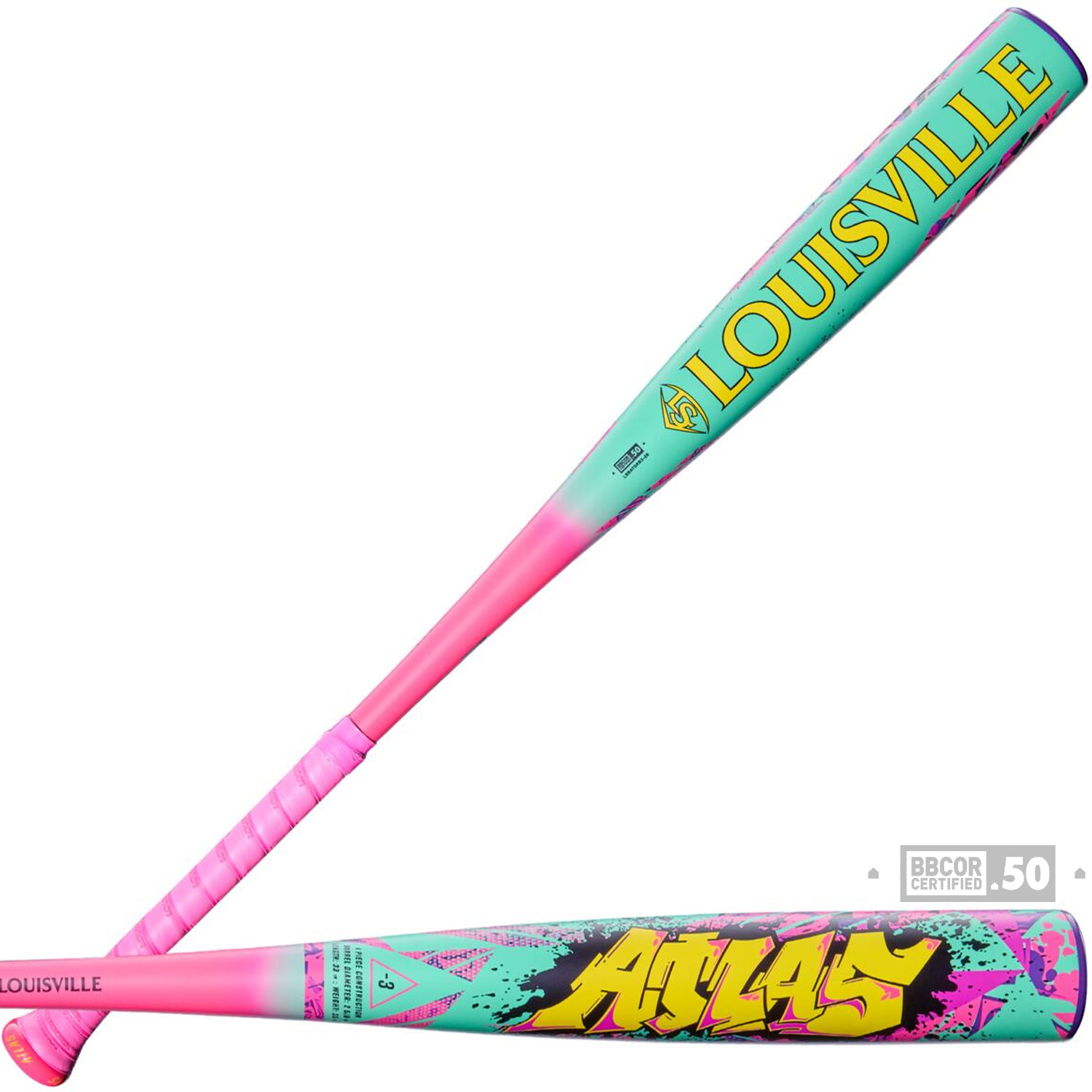 2026 Louisville Slugger Atlas WildStyle BBCOR Bat (-3) | Limited ...